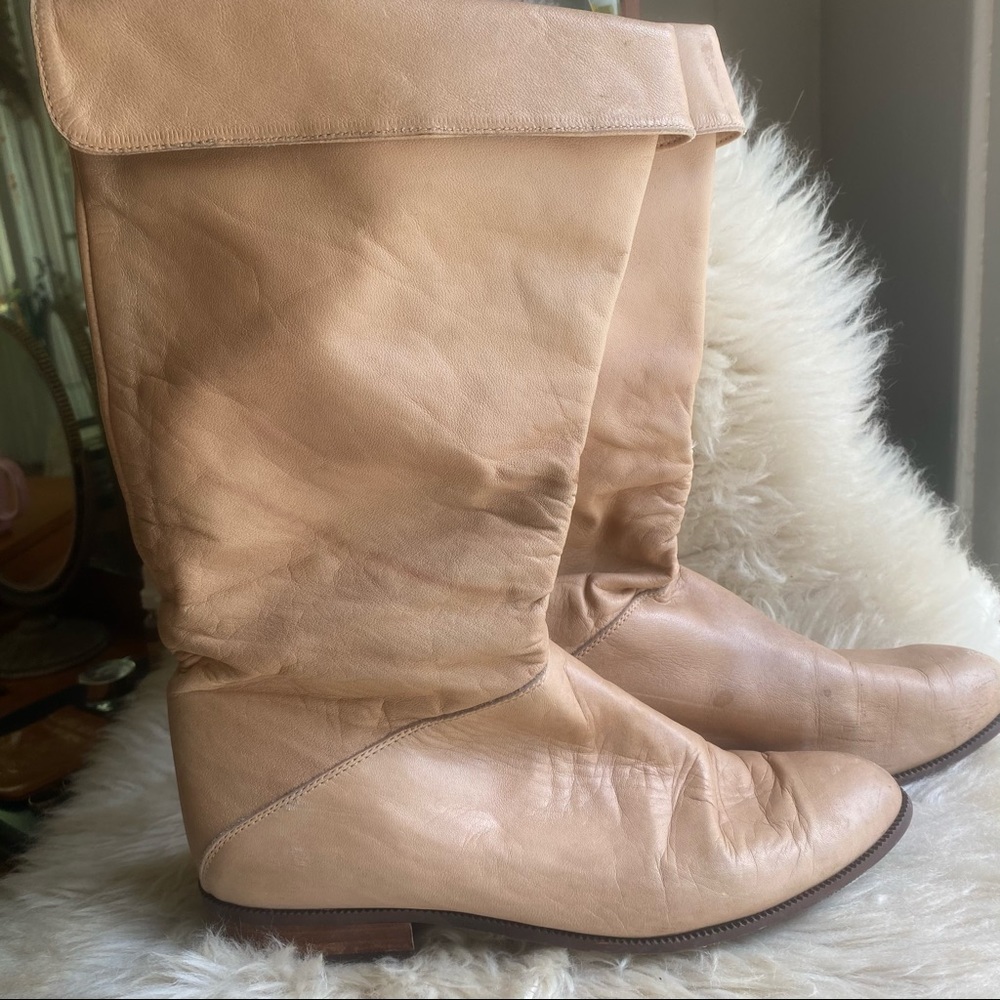 Bootlegger Vintage Leather 80’s Boots - Gem